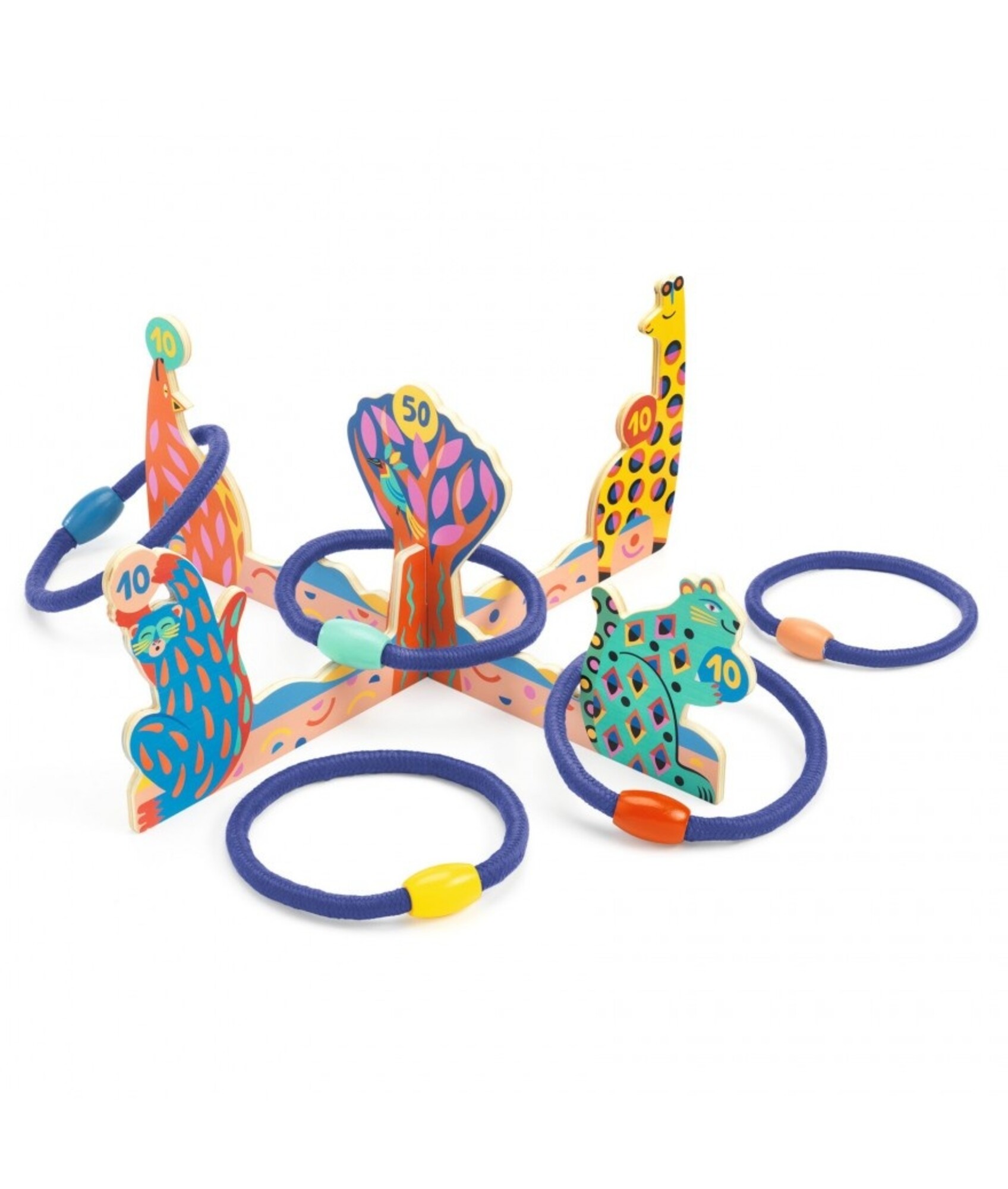 Djeco Ring Werpen Saganillo - Lazy Lama Kids Conceptstore
