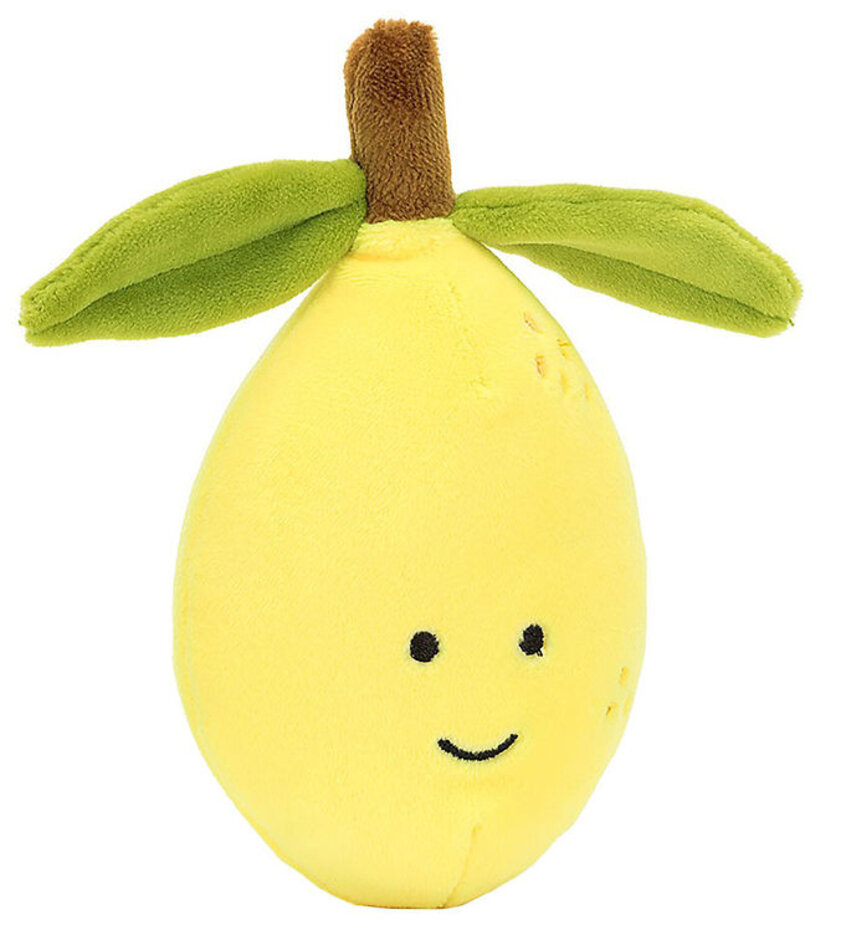 Jellycat Fabulous Fruit Lemon Citroen - Lazy Lama Kids Conceptstore