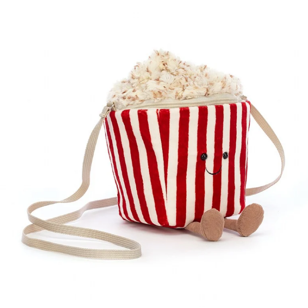 Jellycat Amuseable Popcorn Bag Tasje - Lazy Lama Kids Conceptstore