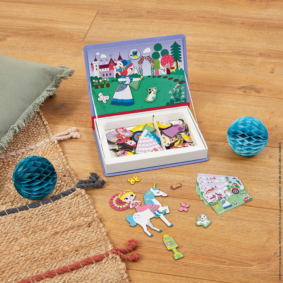 Janod Magnetibook Prinsessen - Lazy Lama Kids Conceptstore