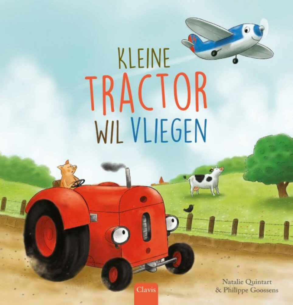 Kleine tractor wil vliegen - Lazy Lama Kids Conceptstore