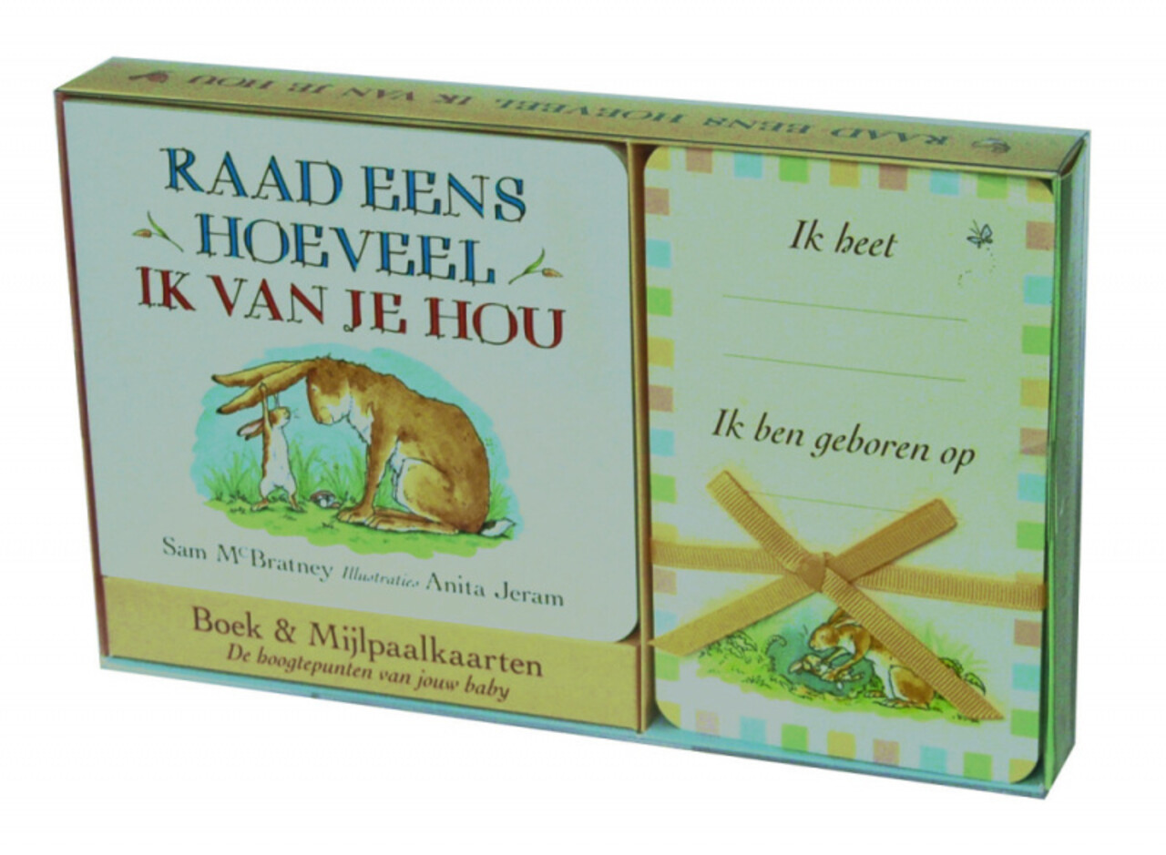 Raad eens... kartonboek + mijlpaalkaarten - Lazy Lama Kids Conceptstore