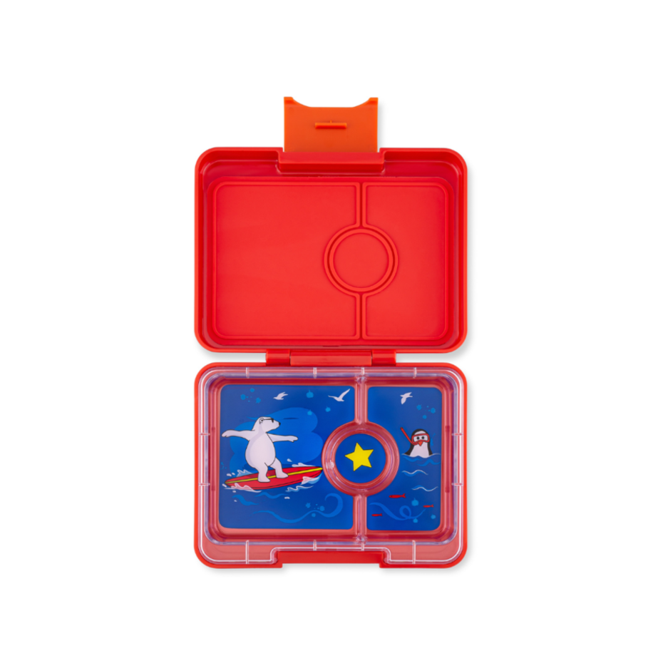 Yumbox Snack 3 vakken Roar Red / Polar Bear Tray - Lazy Lama Kids ...