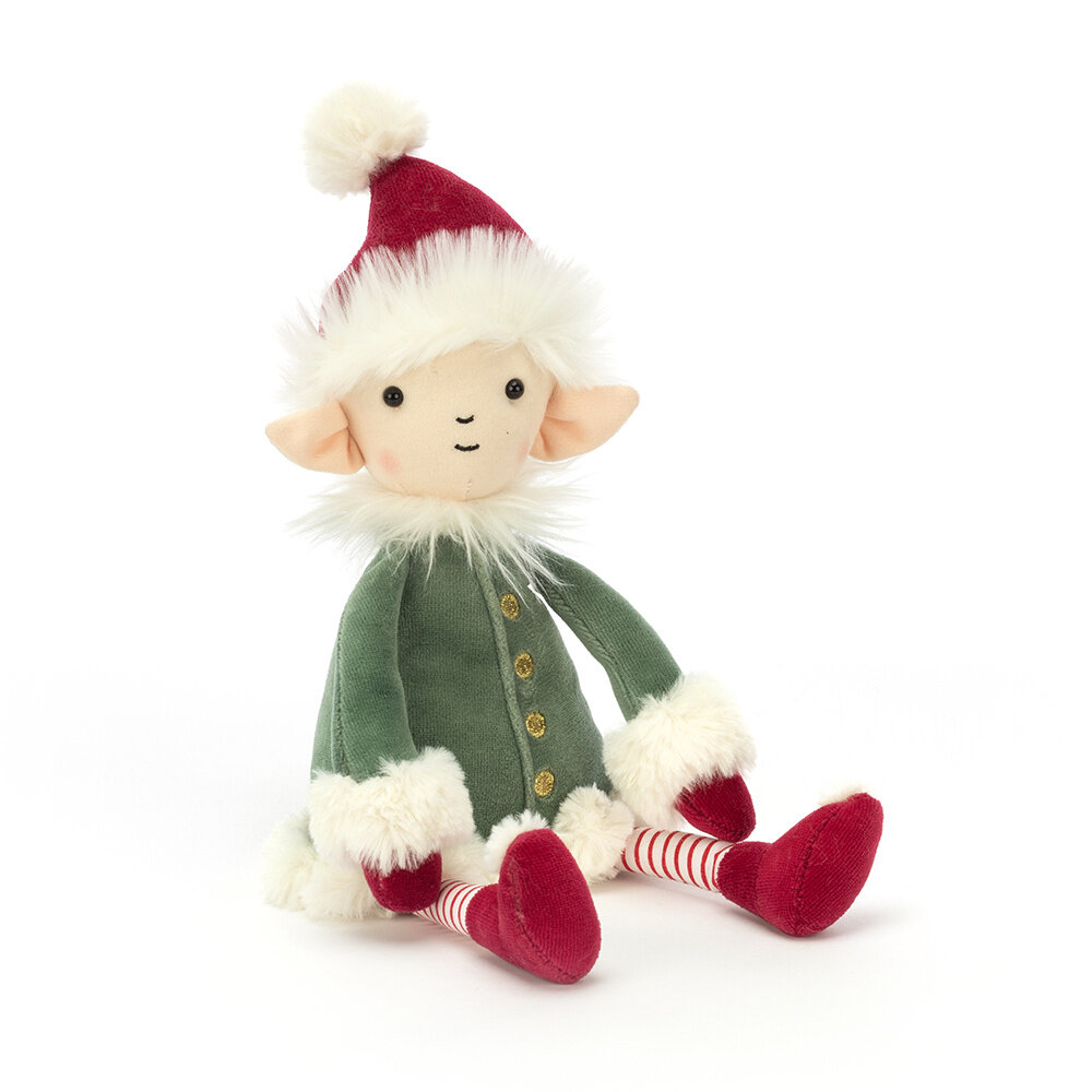 Jellycat Knuffel Leffy Elf Small - Lazy Lama Kids Conceptstore