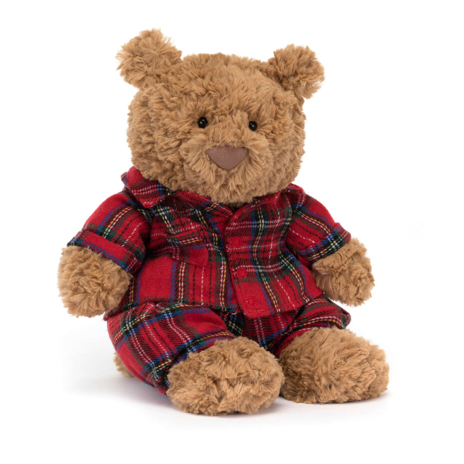 Jellycat Knuffel Bartholomew Bear Bedtime - Lazy Lama Kids Conceptstore
