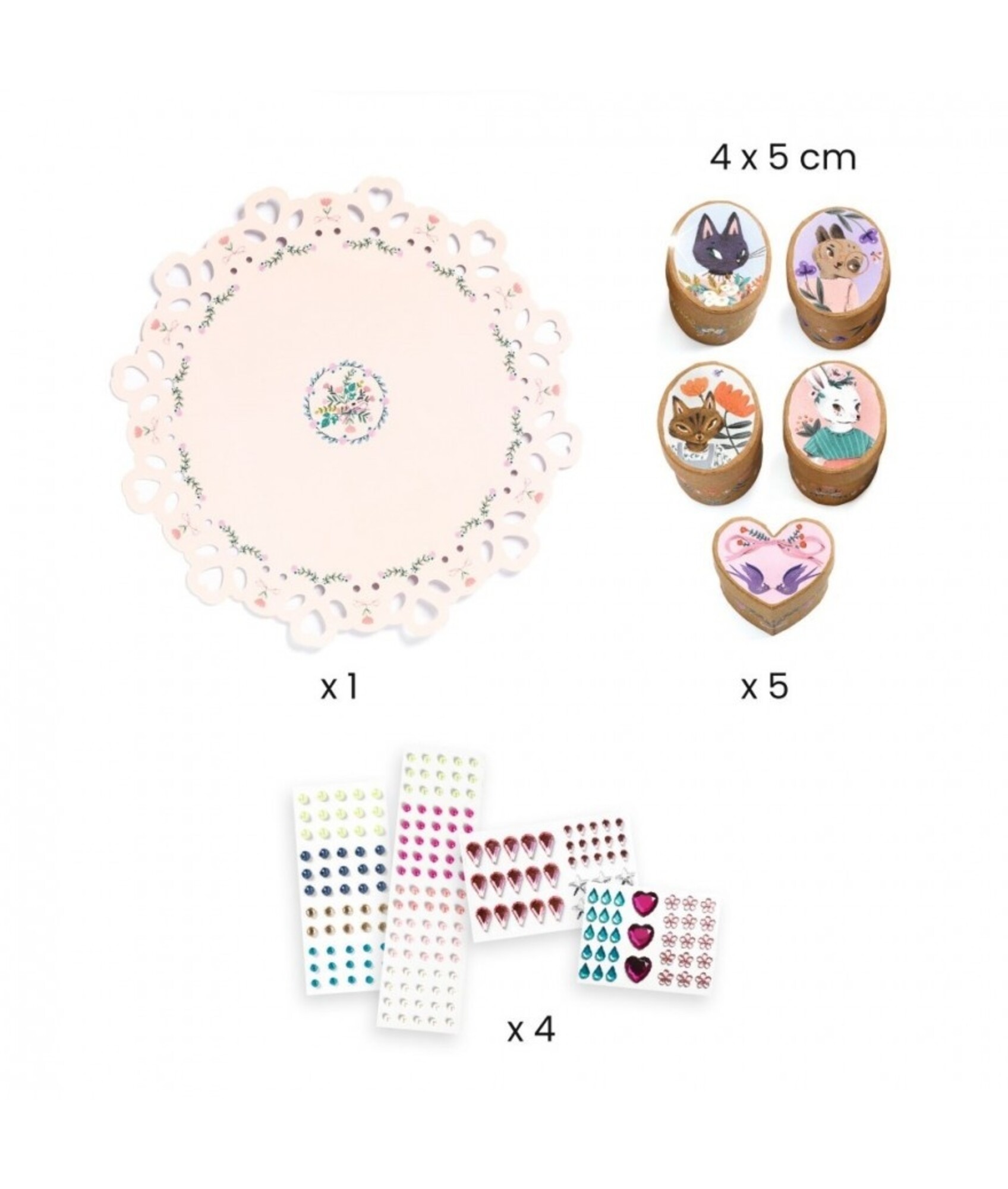 Knutselset Mini doosjes maken - Lazy Lama Kids Conceptstore