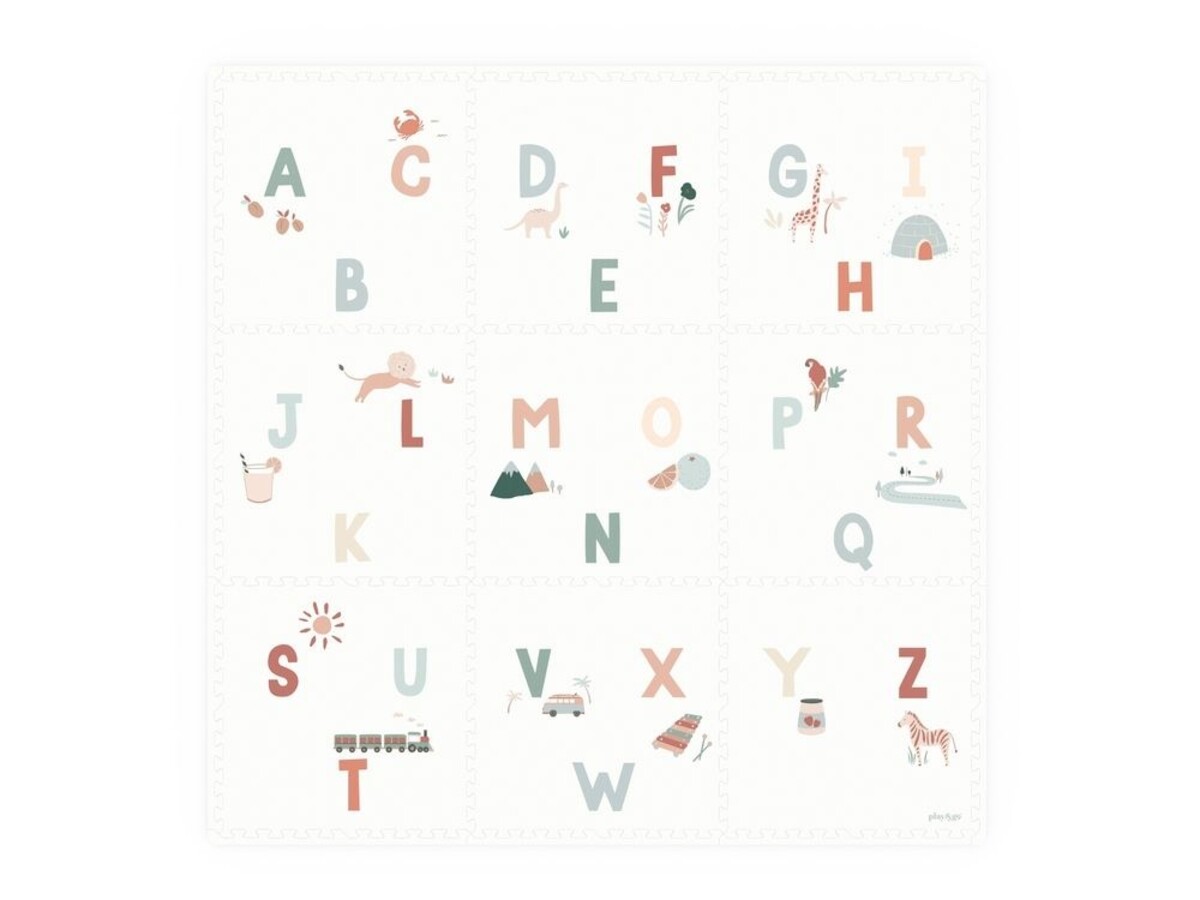 Play & Go Foam Puzzel Speelmat alfabet - Lazy Lama Kids Conceptstore