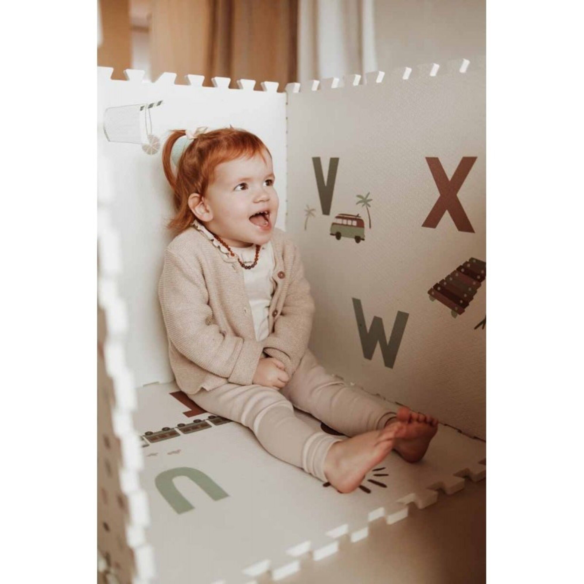 Play & Go Foam Puzzel Speelmat alfabet - Lazy Lama Kids Conceptstore