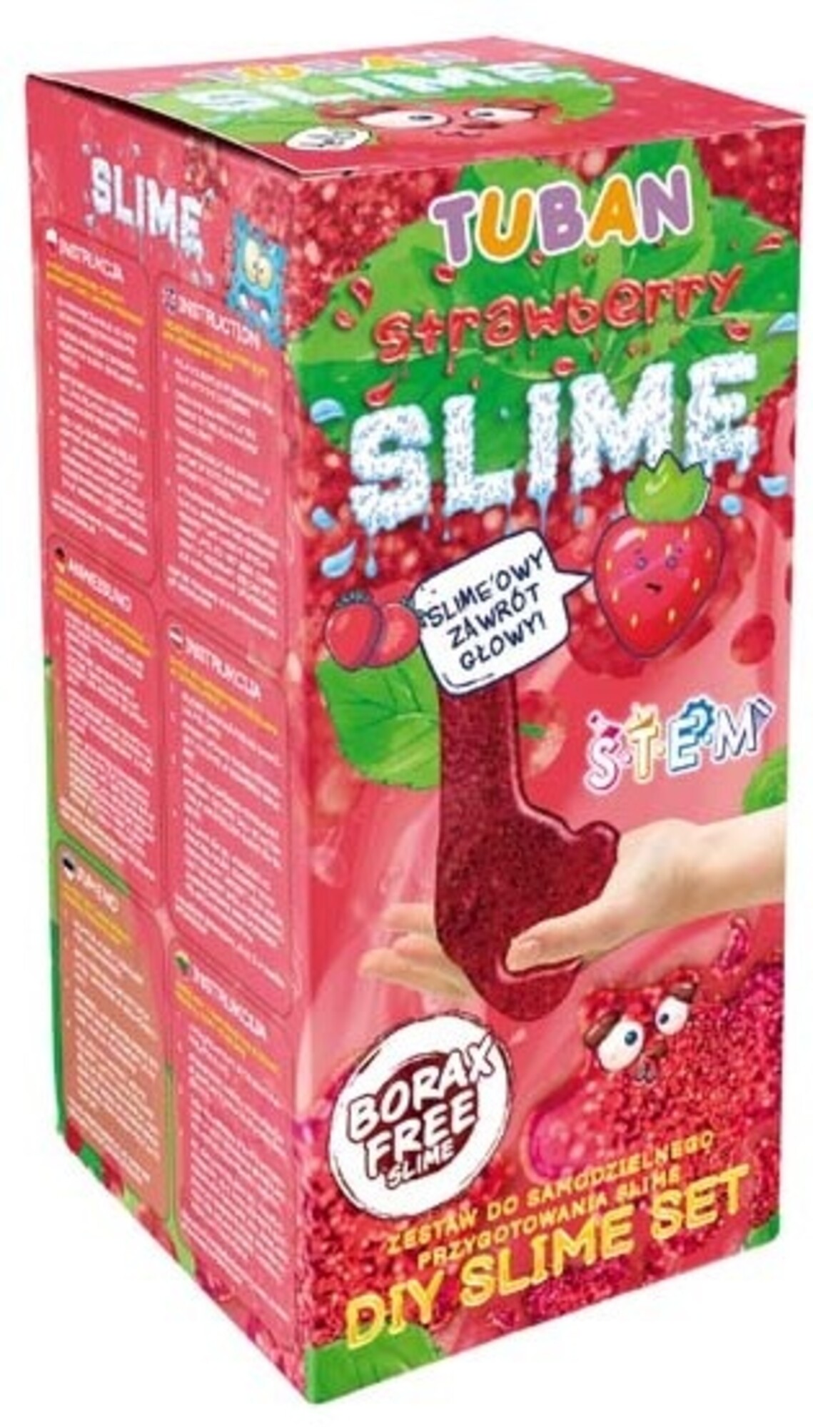 Tuban DIY set Slime Strawberry - Speelgoedwinkel Lazy Lama