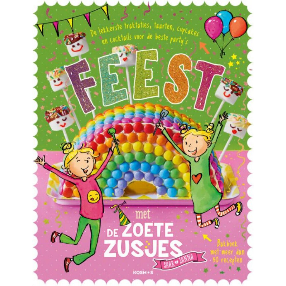 Feest met de Zoete Zusjes Bakboek - Lazy Lama Kids Conceptstore