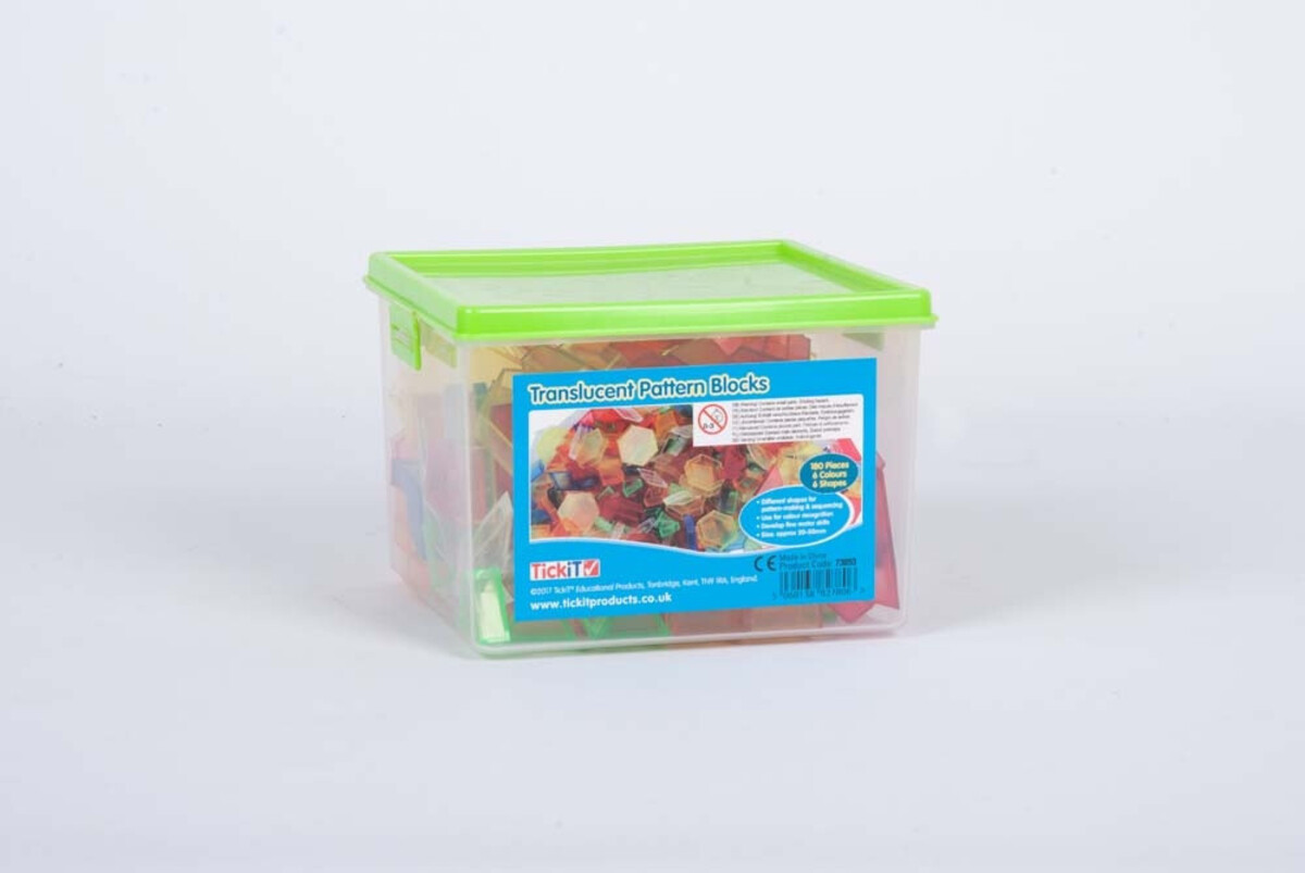 TickiT Transparante patroonblokken - Lazy Lama Kids Conceptstore