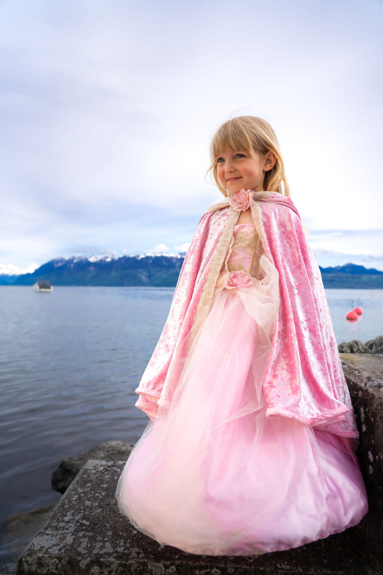 Great Pretenders Deluxe Pink Rose Princess Cape - Lazy Lama Kids ...
