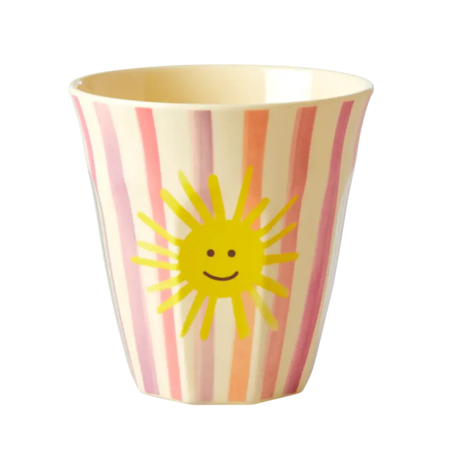 Rice Melamine Beker set van 6 Funky Prints Pink - Lazy Lama Kids ...