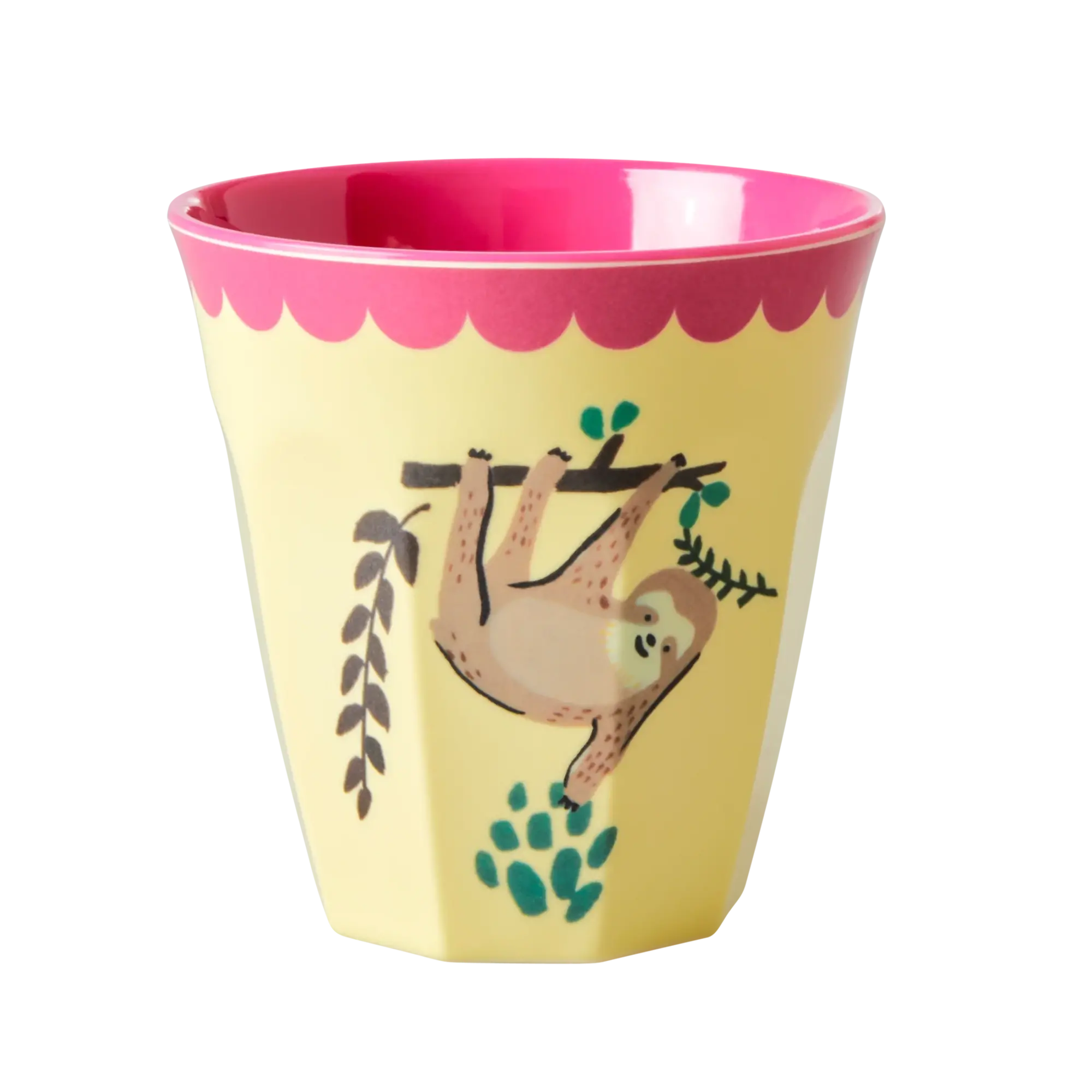 Rice Melamine Beker set van 6 Funky Prints Pink - Lazy Lama Kids ...