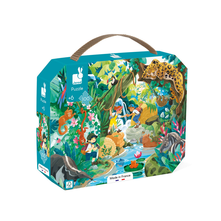 Janod Puzzel Het Avontuur - Lazy Lama Kids Conceptstore