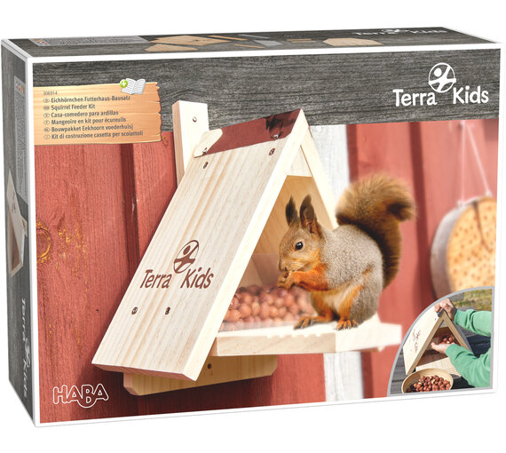 Haba Terra Kids Bouwpakket Eekhoorn Voederhuisje - Lazy Lama Kids ...