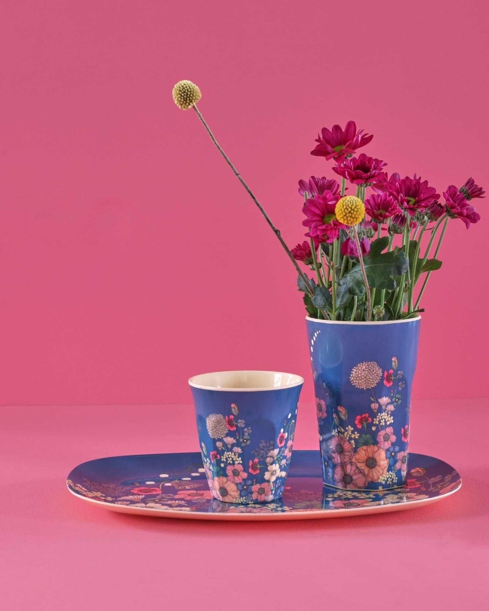 Rice Melamine Beker Flower Collage - Lazy Lama Kids Conceptstore