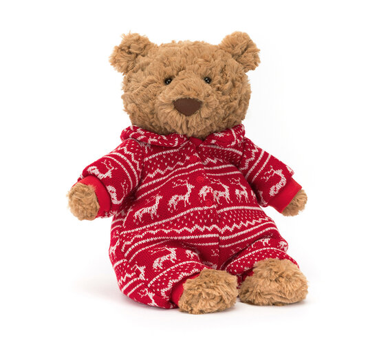 Jellycat Knuffel Bartholomew Bear Bathrobe - Lazy Lama Kids Conceptstore