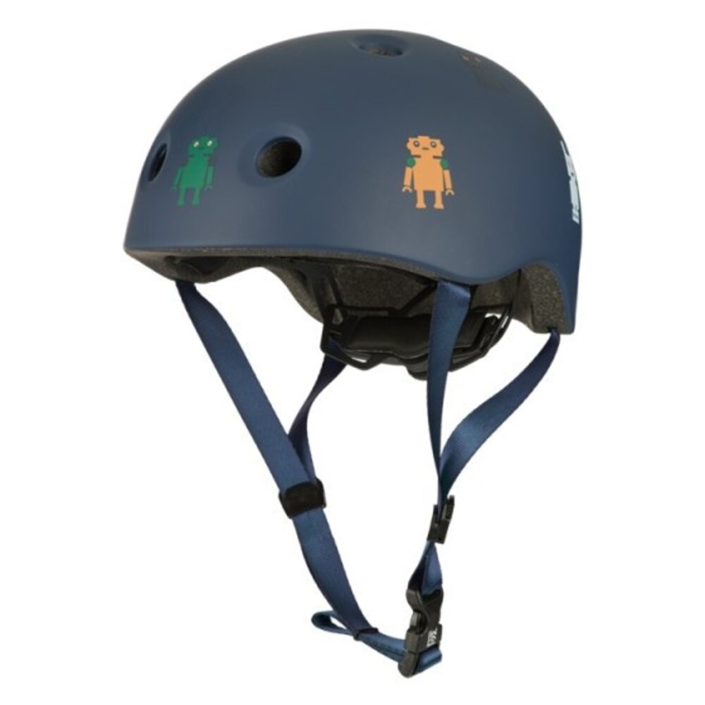 Liewood Kinderhelm Hilary fietshelm Robots / Indigo blue - Lazy Lama ...