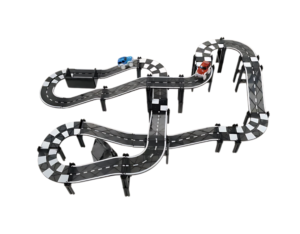 Coblo Racebaan Zwart – Bouw Je Eigen Circuit! - Lazy Lama Kids Conceptstore