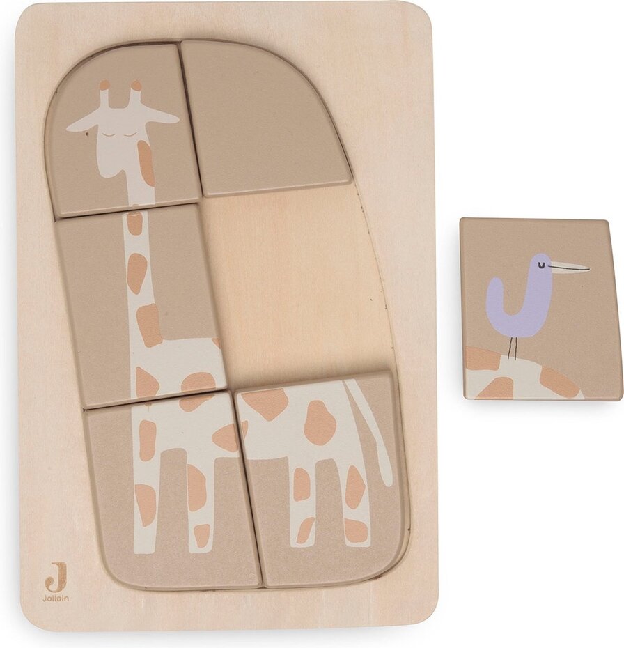 Jollein Houten puzzel Jungle Jambo Giraffe - Lazy Lama Kids Conceptstore