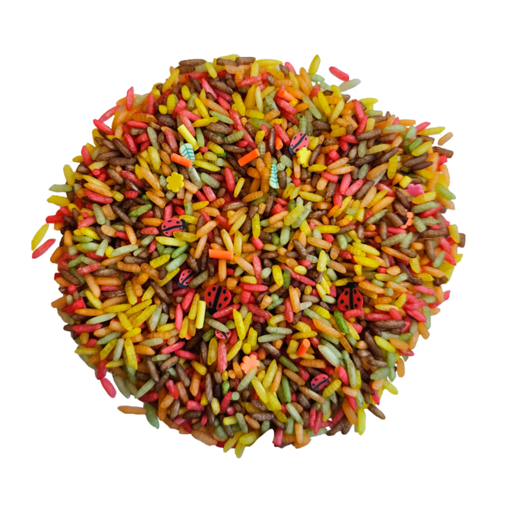 Grennn Speelrijst Autumn mix - 750 gram - Lazy Lama Kids Conceptstore