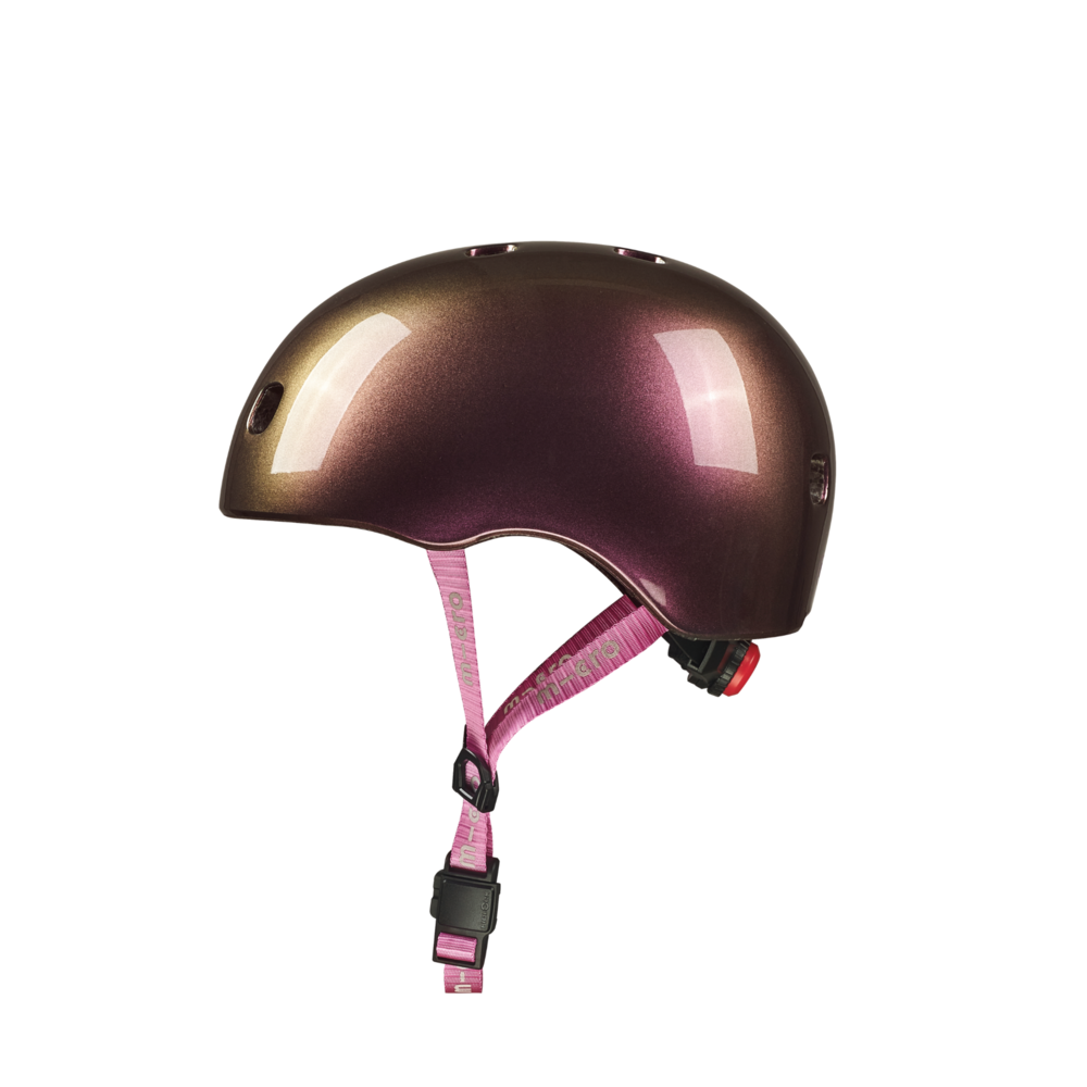 Micro Step Helm Deluxe Neochrome Roze Maat M - Lazy Lama Kids Conceptstore