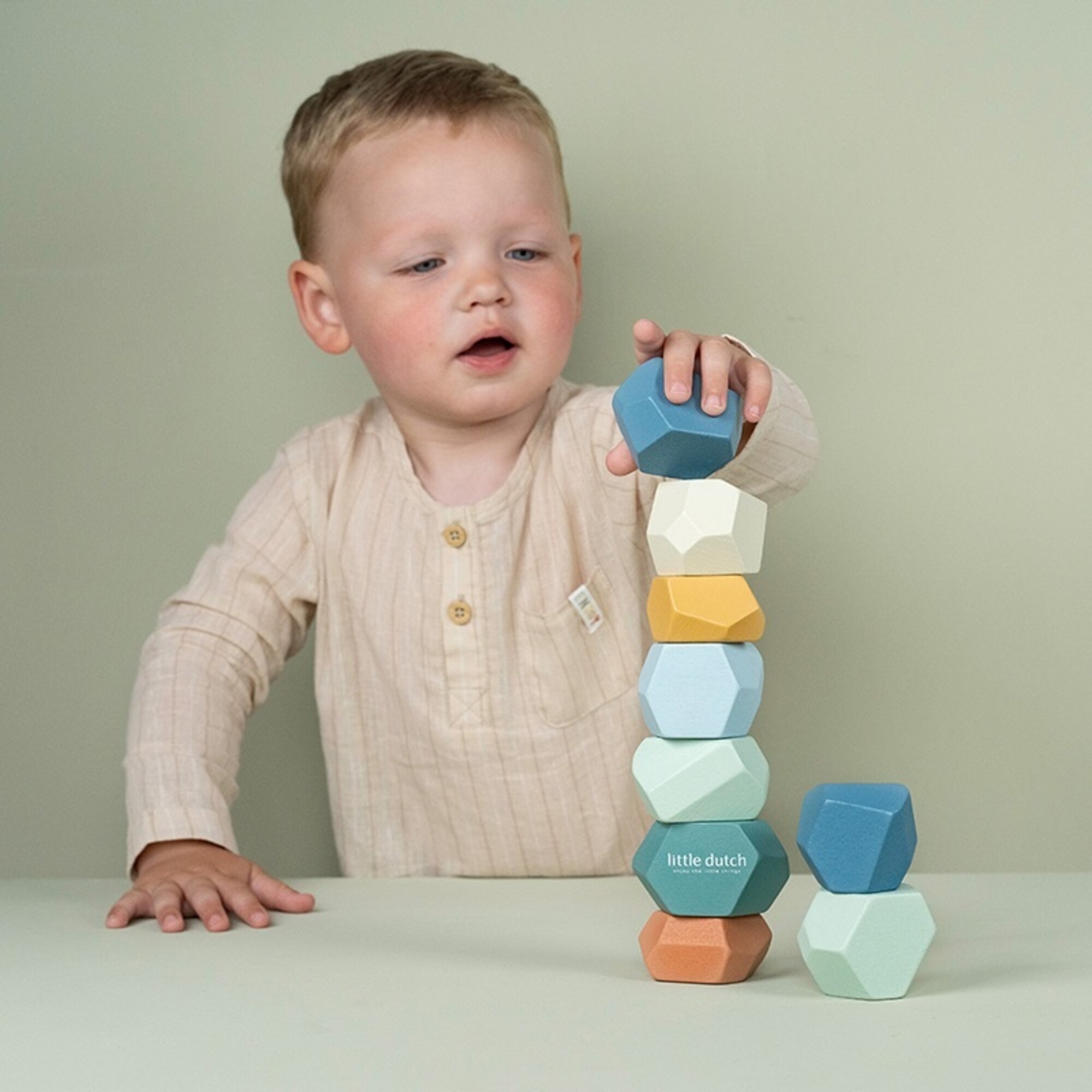 Little Dutch Stapelstenen Forest Friends - Lazy Lama Kids Conceptstore