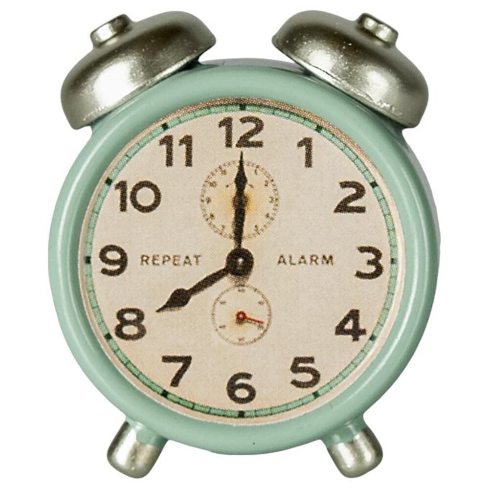 Maileg Alarm Clock Mouse Mint - Lazy Lama Kids Conceptstore