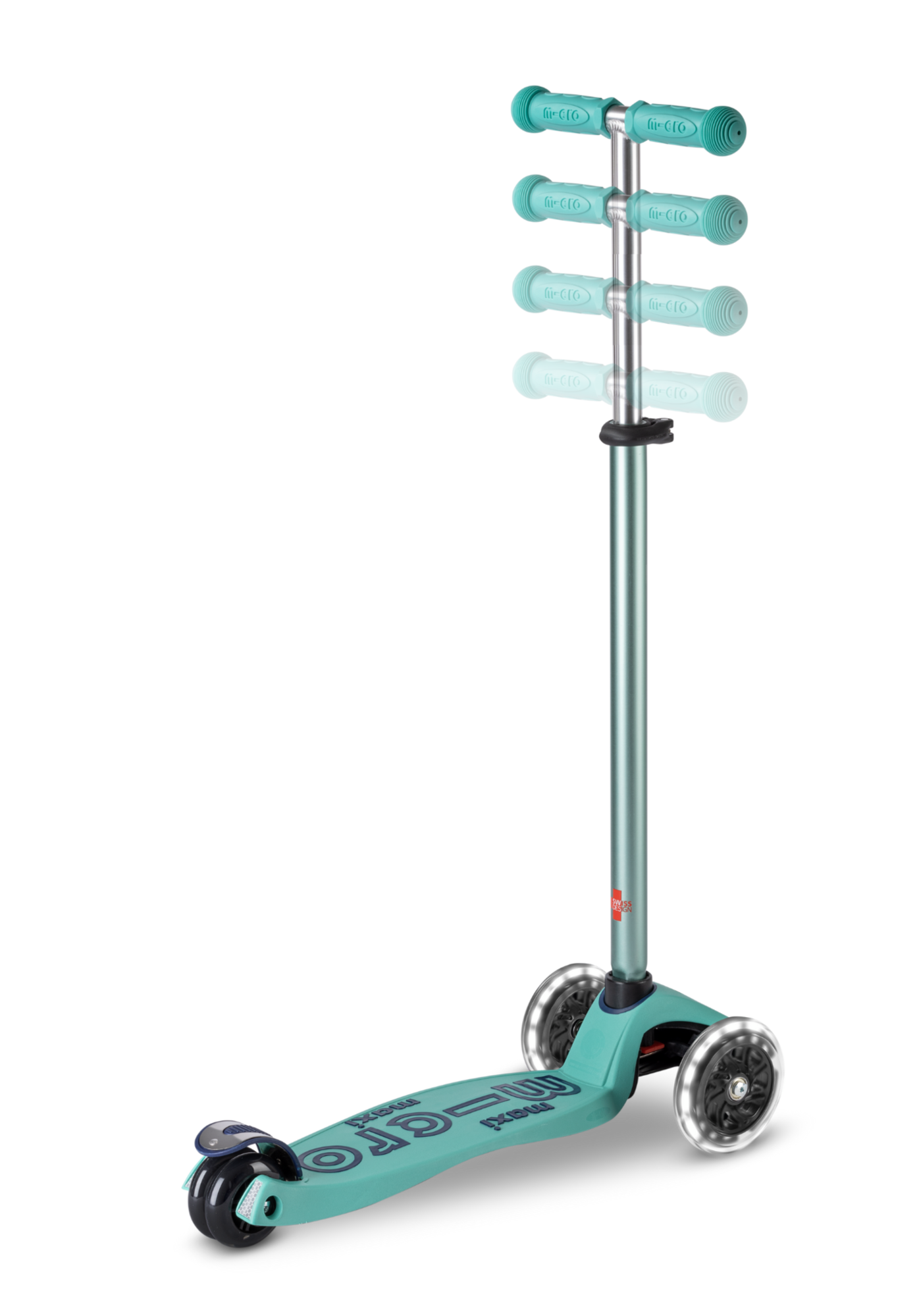 Micro Step Maxi Deluxe ECO LED Mint - Lazy Lama Kids Conceptstore