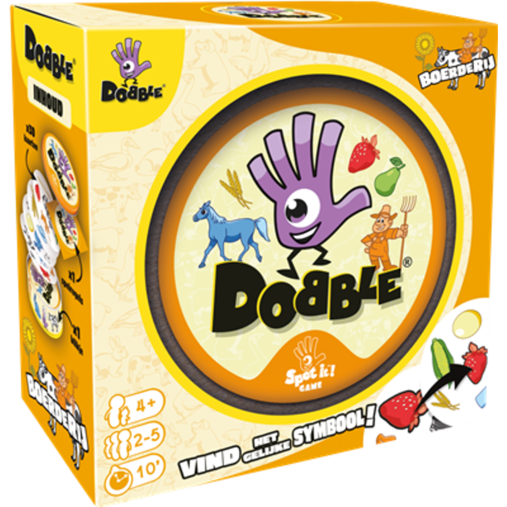 Spel Dobble Boerderij - Lazy Lama Kids Conceptstore