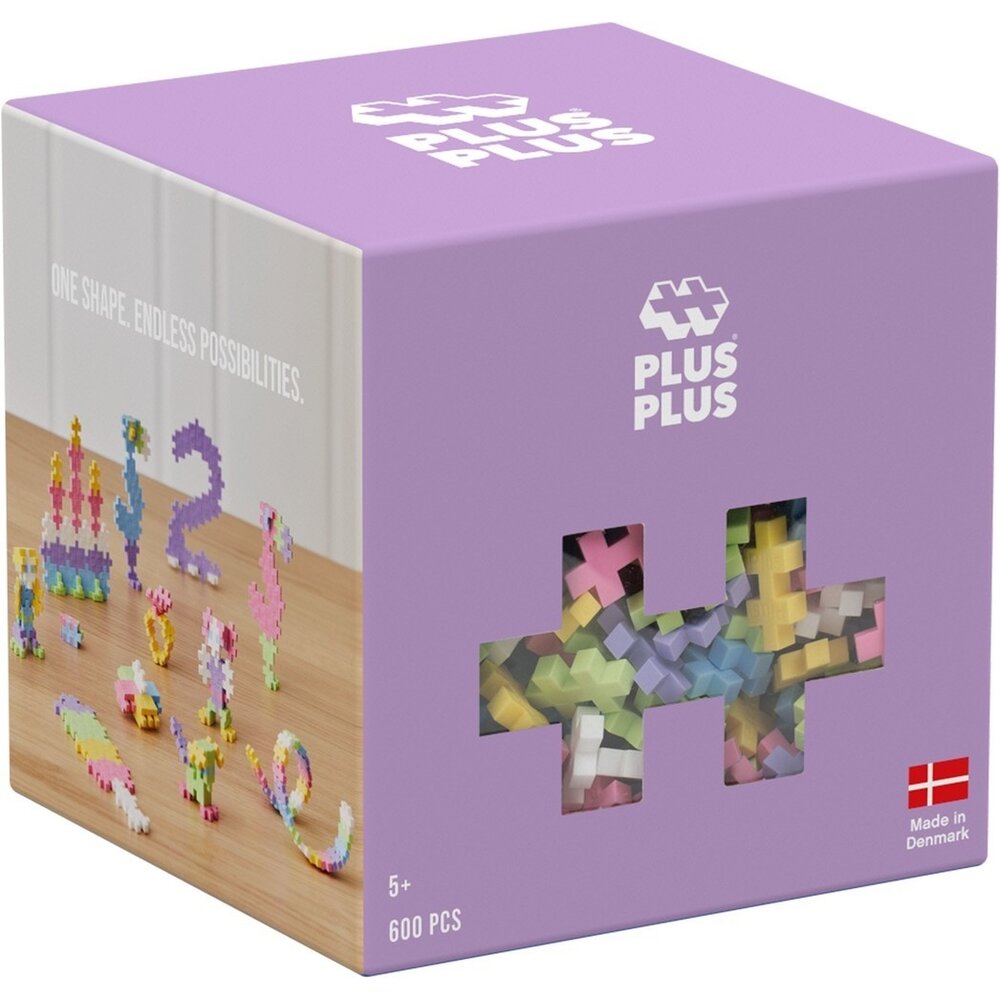 Plus Plus Pastel (600 stukjes) - Lazy Lama Kids Conceptstore