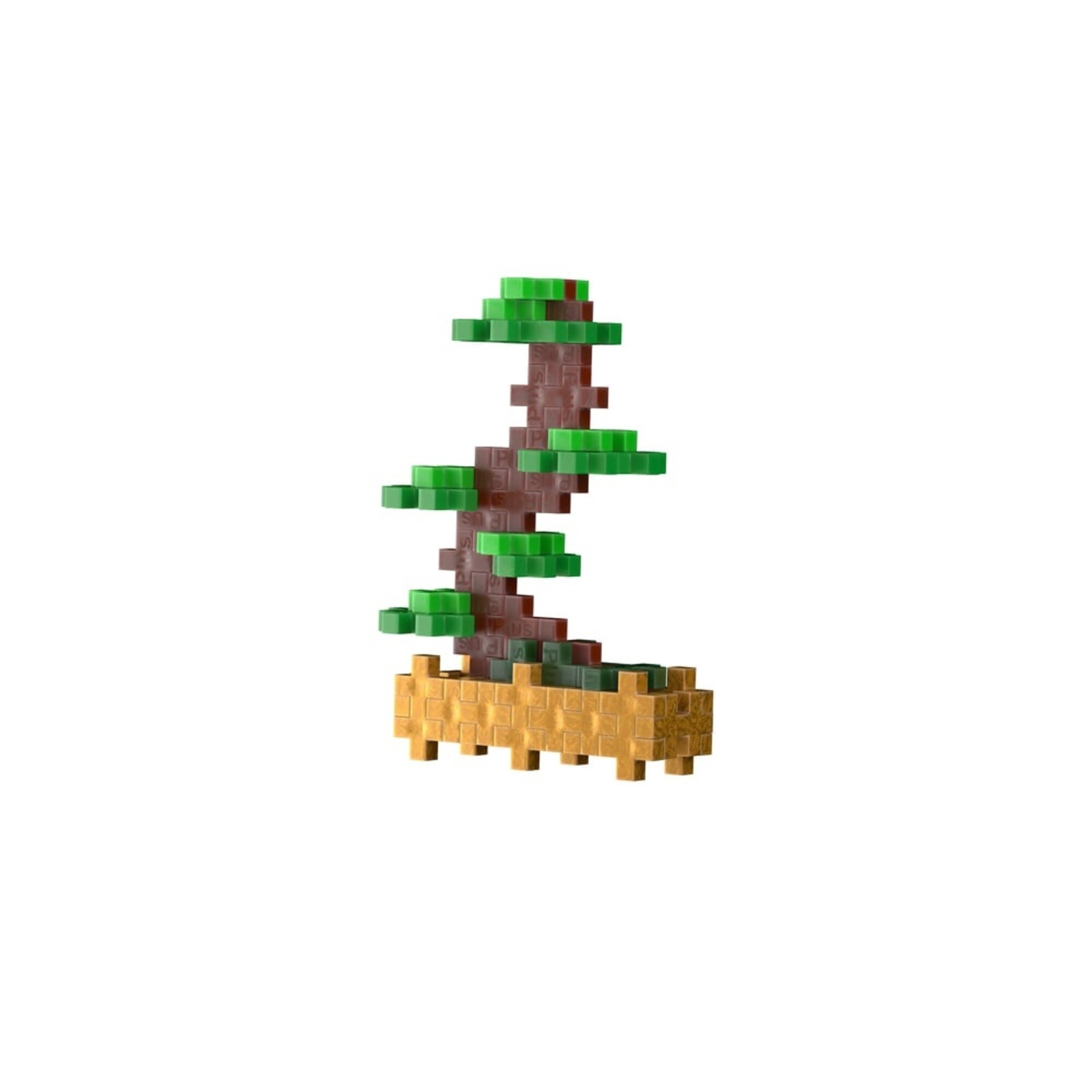 Plus Plus Plant Packs - Green Bonsai - Lazy Lama Kids Conceptstore