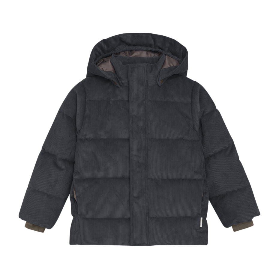 En Fant Winterjas Corduroy Jacket Puffer Ebony - Lazy Lama Kids ...
