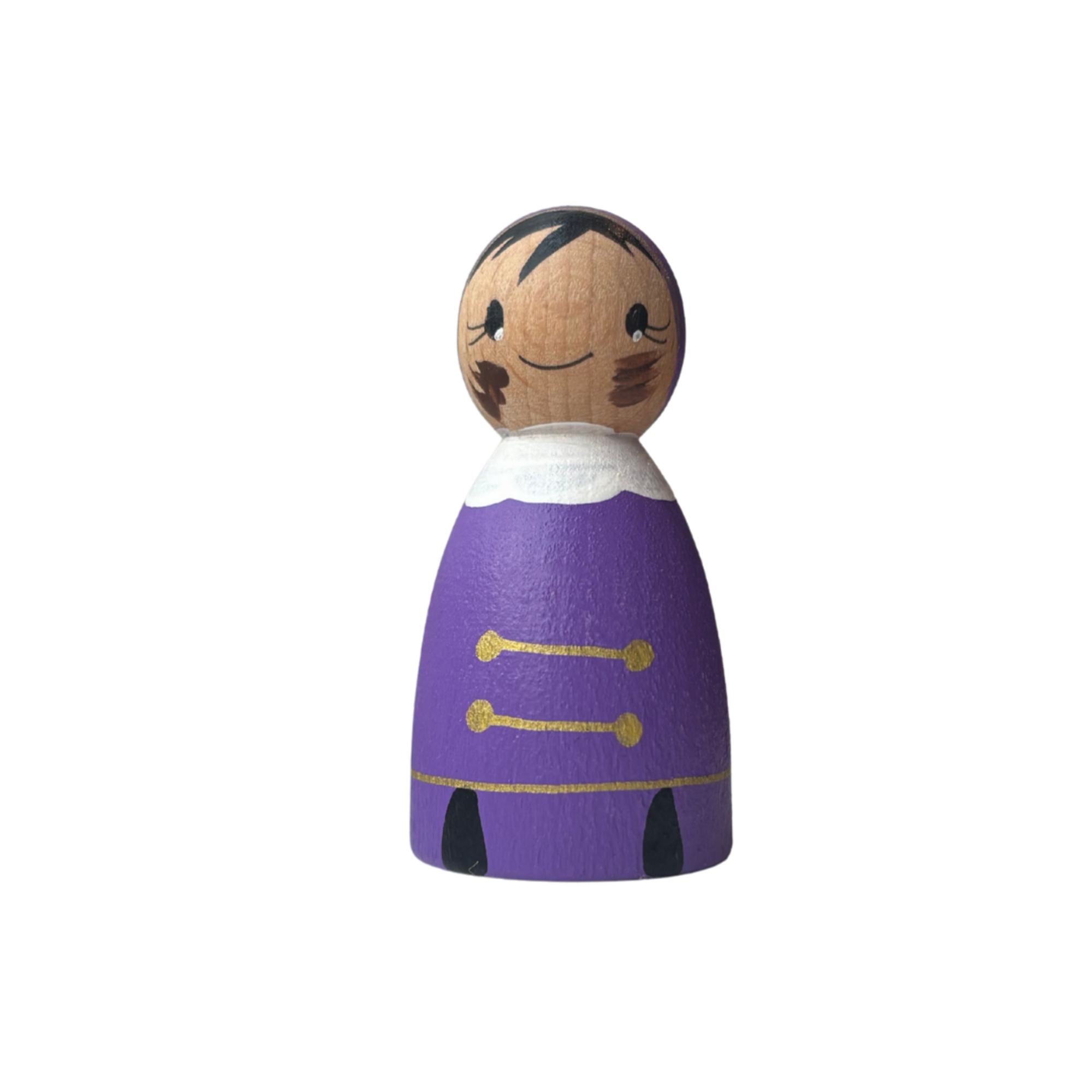 Houten Pietje Fel Paars - Lazy Lama Kids Conceptstore