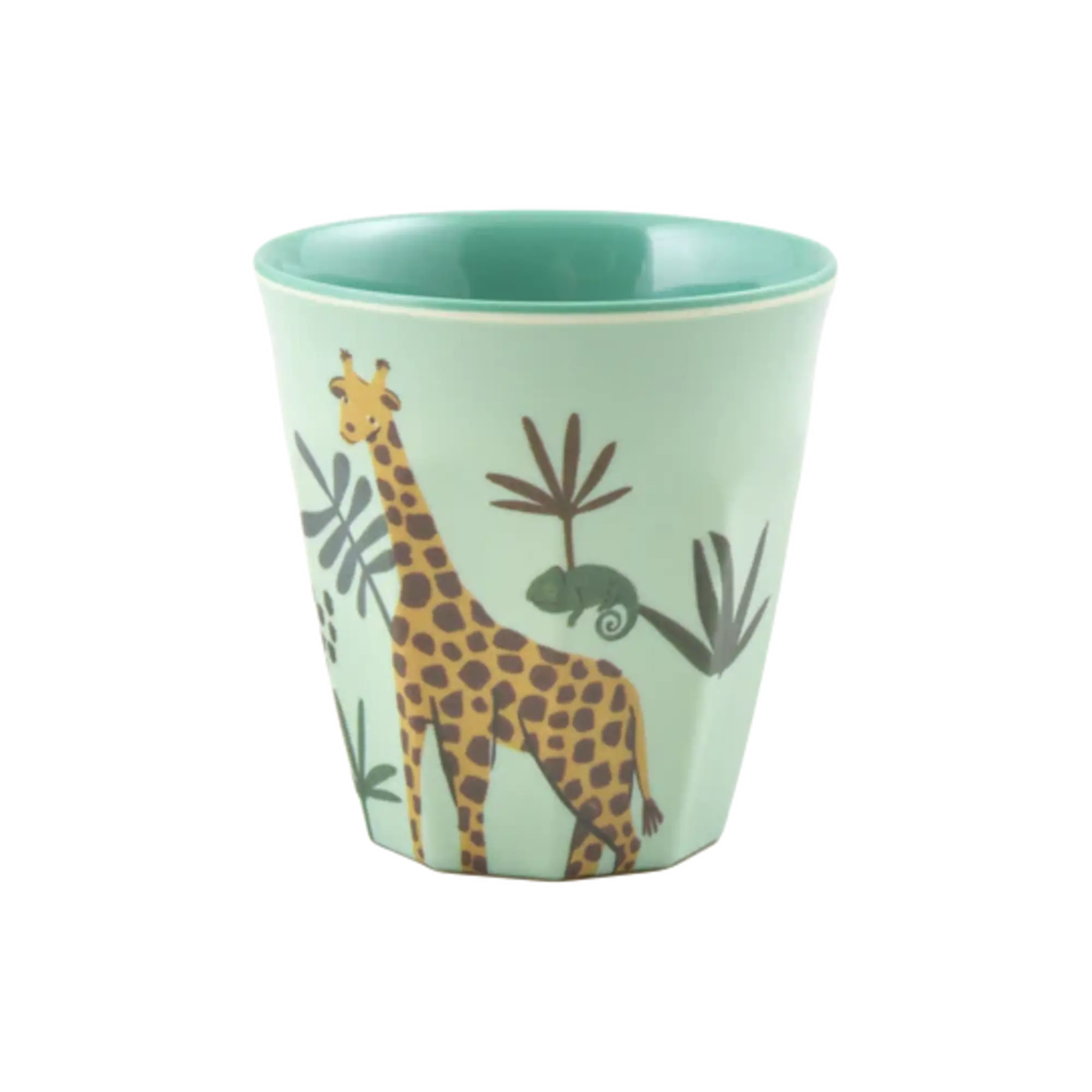 Melamine Beker Jungle Animal Blue Small - Lazy Lama Kids Conceptstore