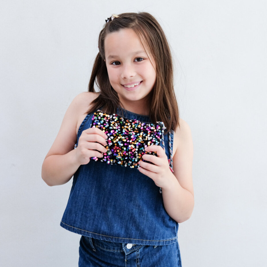 Mimi & Lula Tasje Disco Diva Multi - Lazy Lama Kids Conceptstore