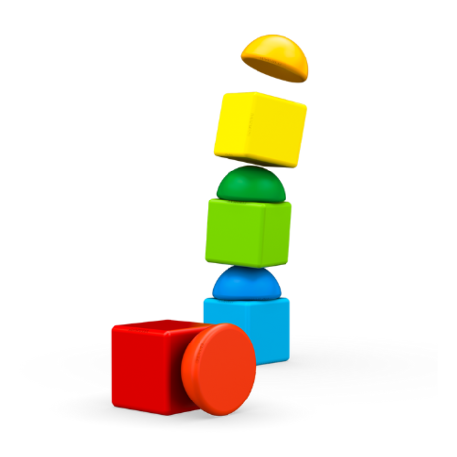 Geomag Magicube Stacking Blocks 8-delig - Lazy Lama Kids Conceptstore