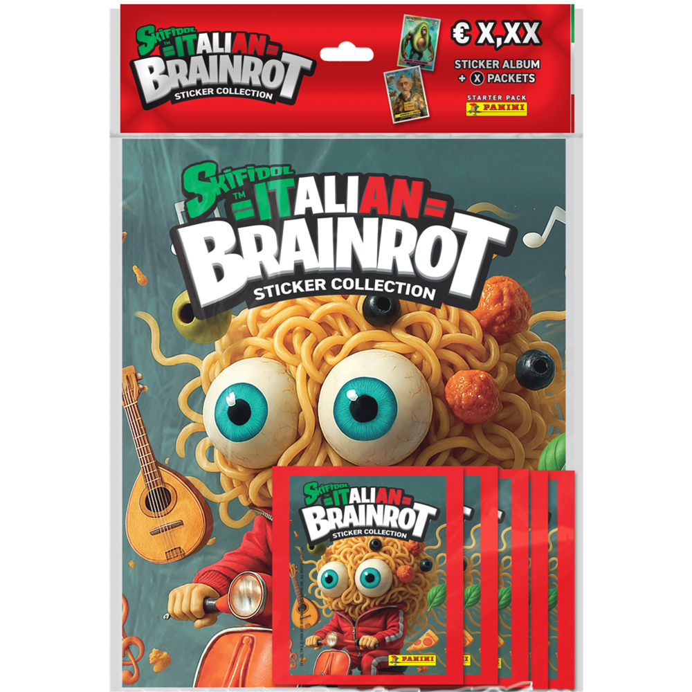 Panini Italian Brainrot Starter Pack - Lazy Lama Kids Conceptstore