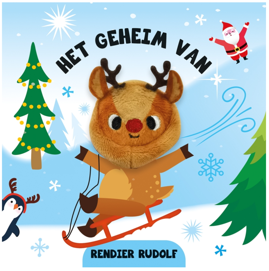 Het Geheim van Rendier Rudolf - Vingerpopboekje - Lazy Lama Kids ...