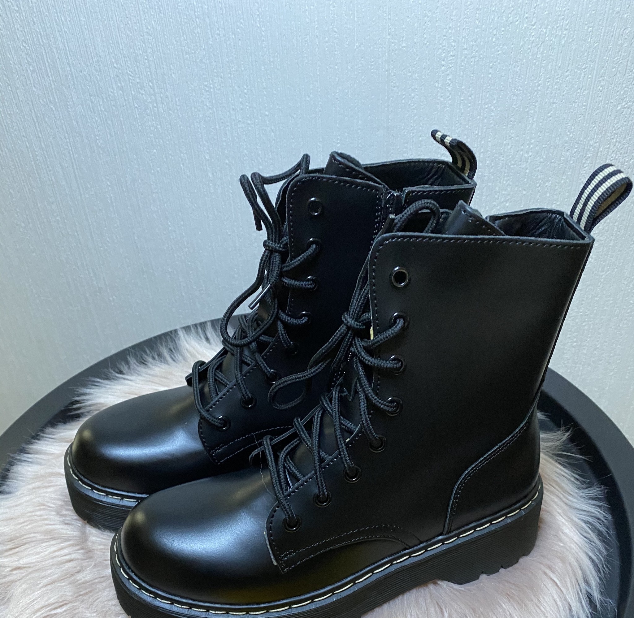 Plateau Boots Black - Lillou.nl
