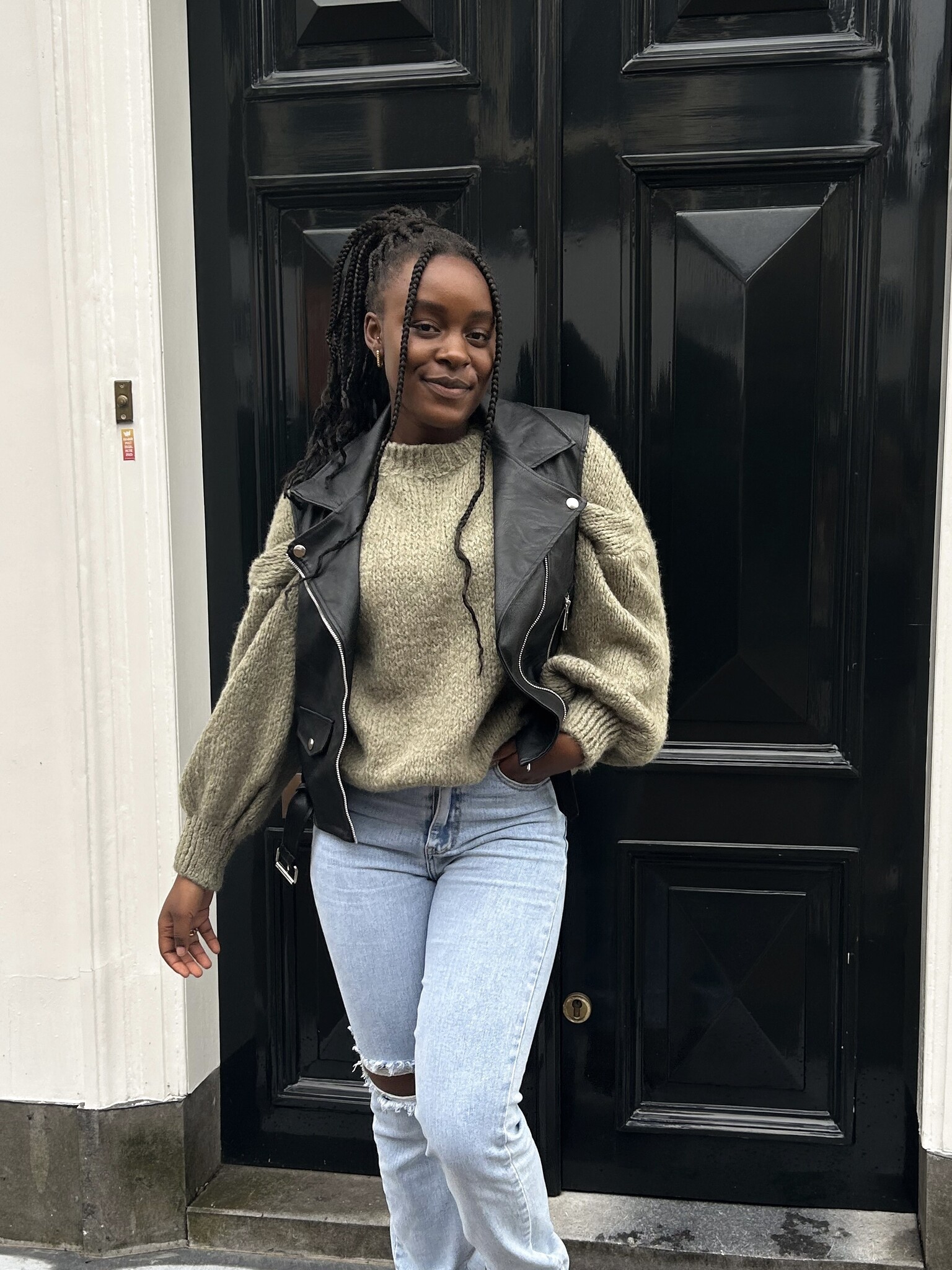 Leren look gilet Hanna I Leer look gilet - Famous Store