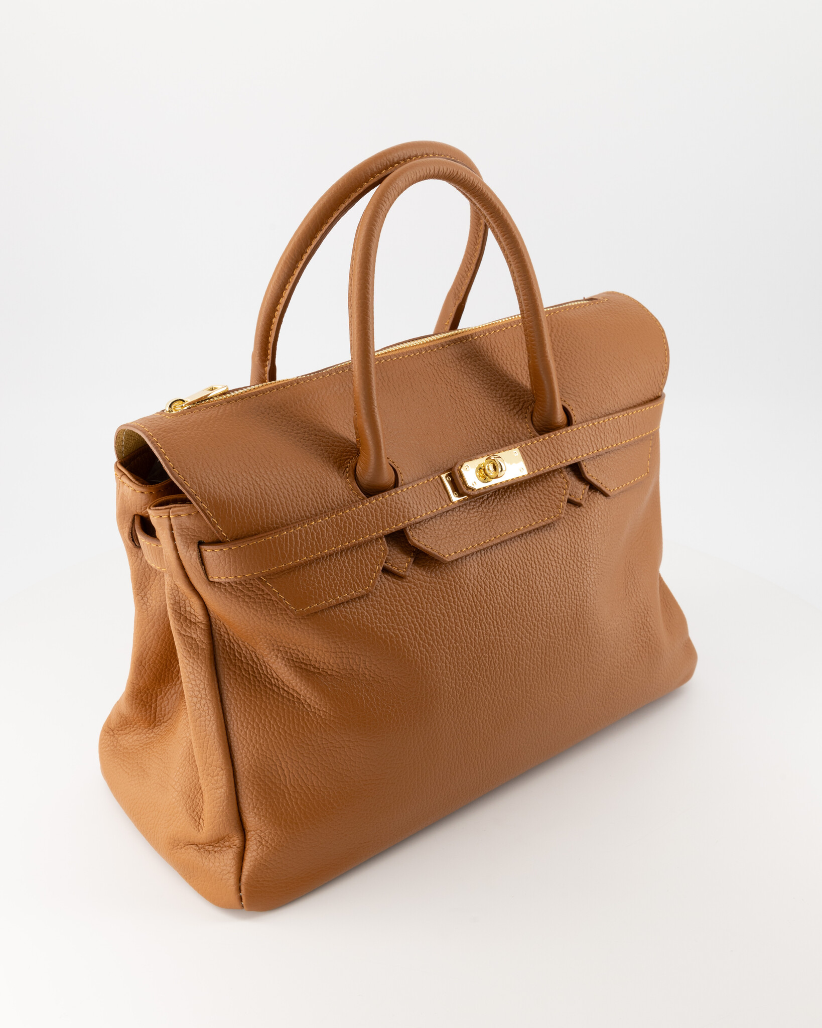 Hand bags | Birdie Large - Classic Grain - Hand bags - Brown - Cognac ...