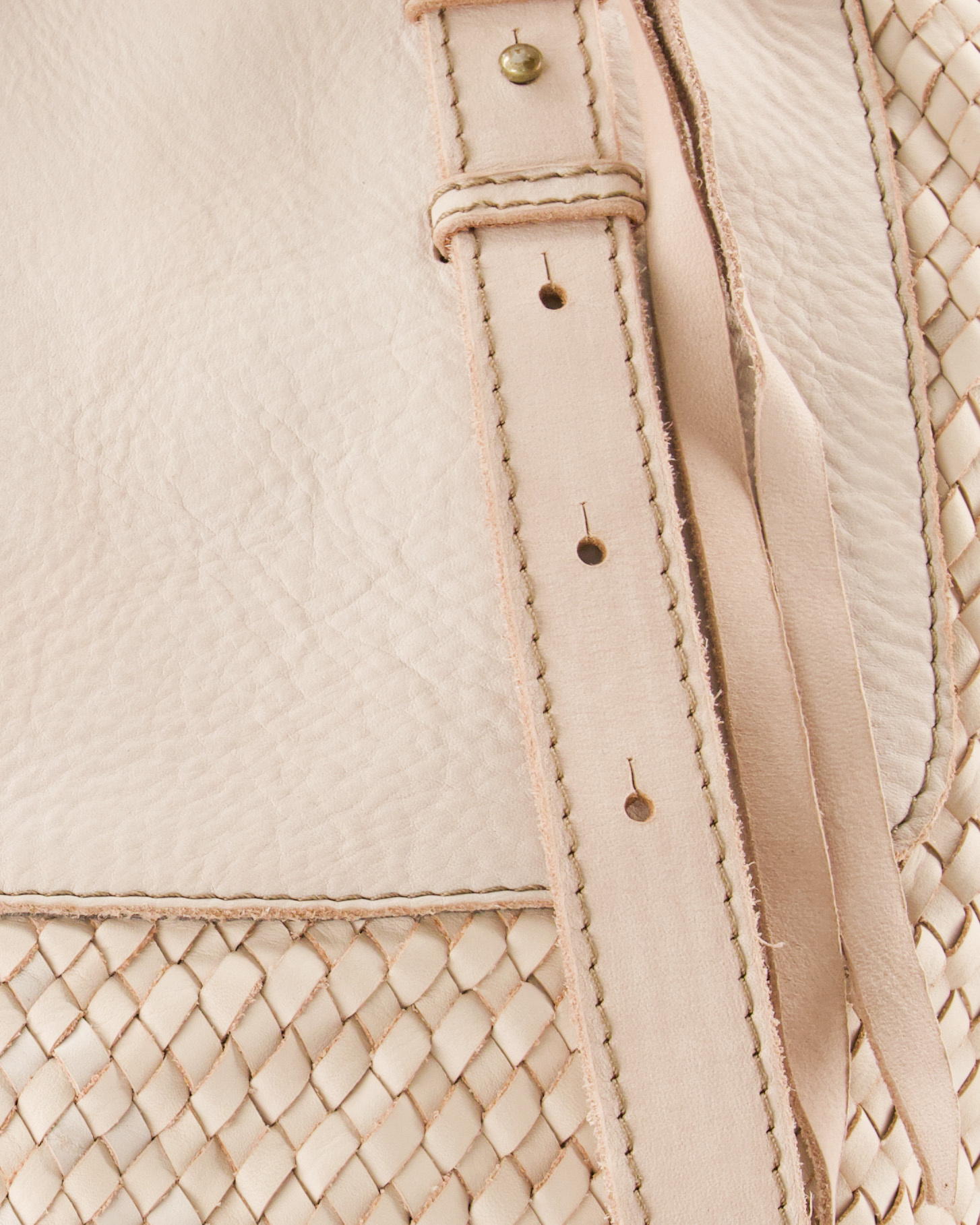 Shoulder bags | Kika - Washed leather - Shoulder bags - Ecru - - Bronze ...