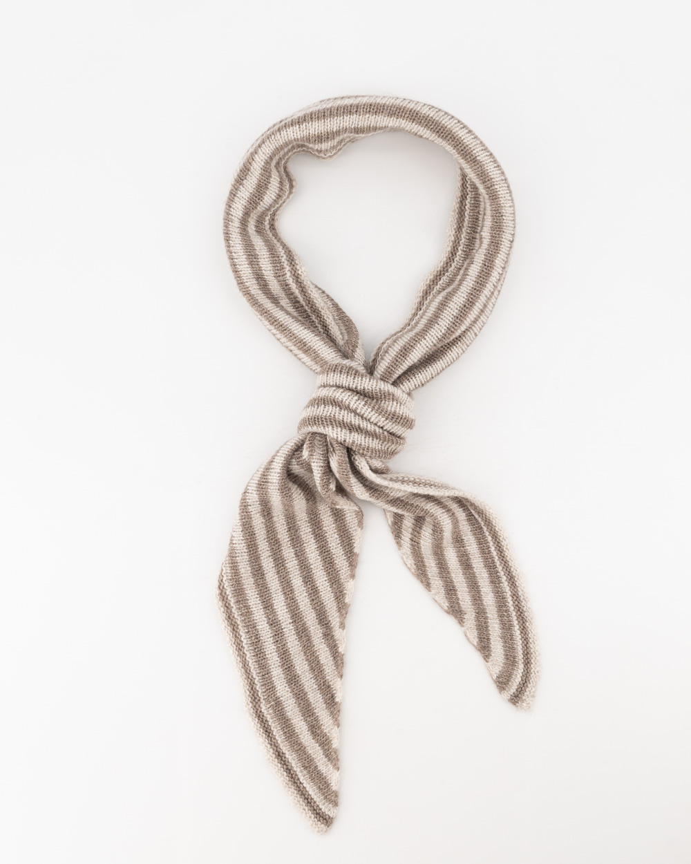 Scarves | Kaia - Stripe - - Scarves - Taupe - 313 - | Teatro Fashion