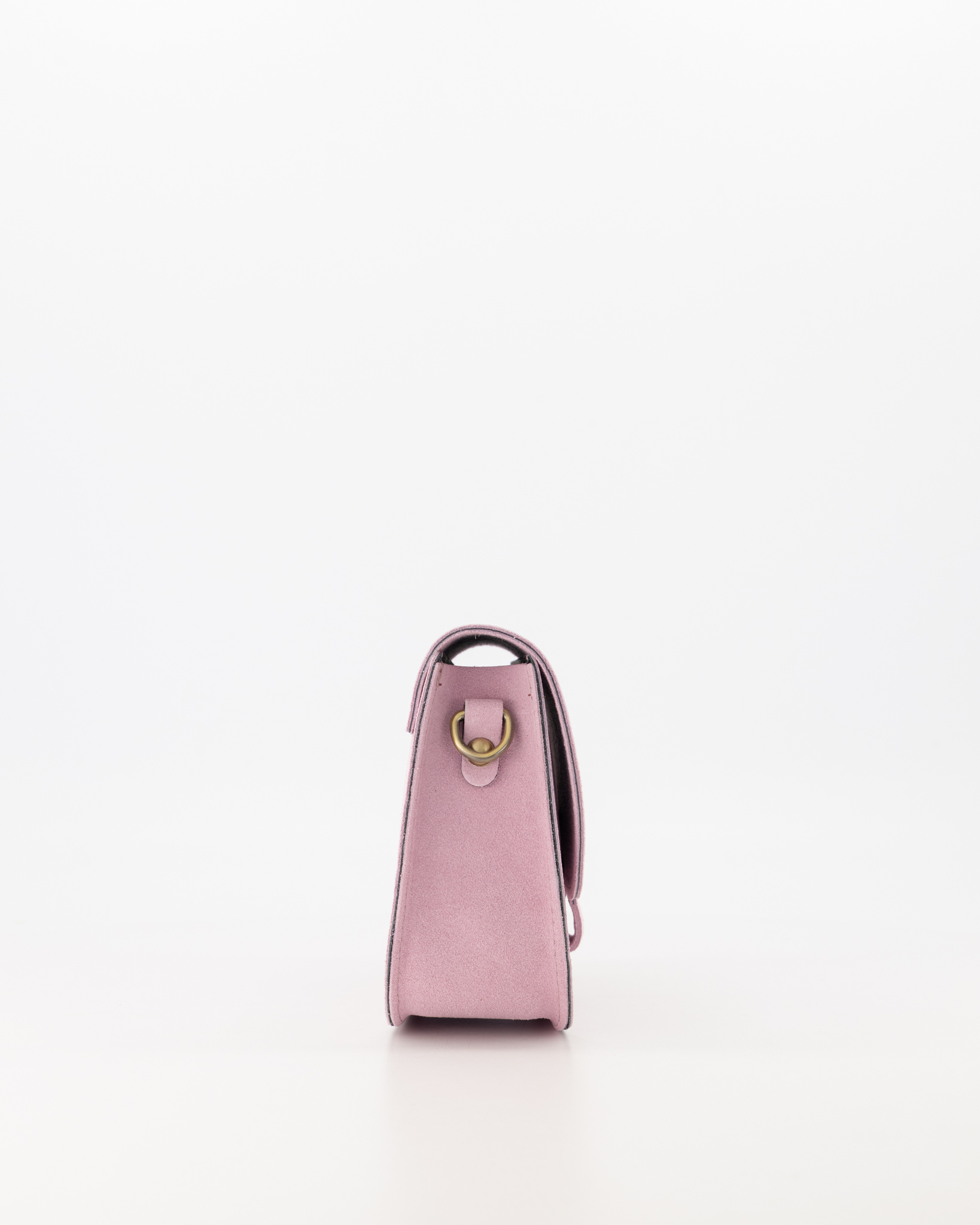 Crossbody bags | Flora - Suede - Crossbody bags - Pink - D14 - Bronze ...