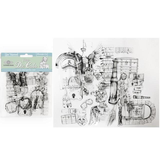 Clear Die cuts - Lady Vagabond - Scraphut