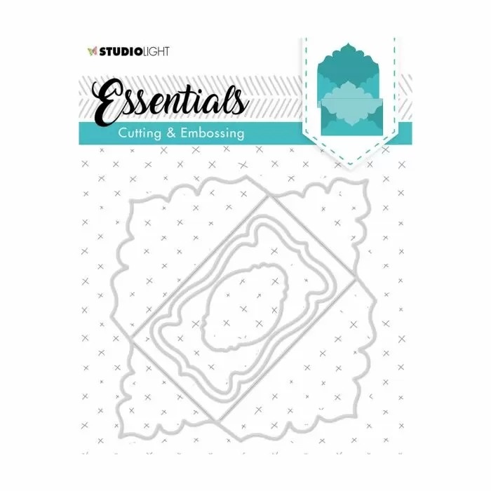 Studio Light • Essential cutting & embossing die Envelope 128x128mm nr ...
