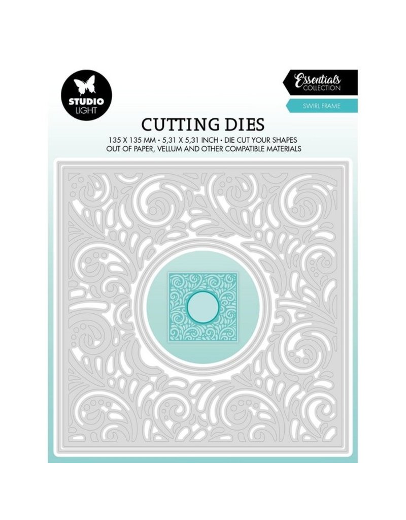 Studio Light • Essentials Cutting Die Swirl Frame - Scraphut
