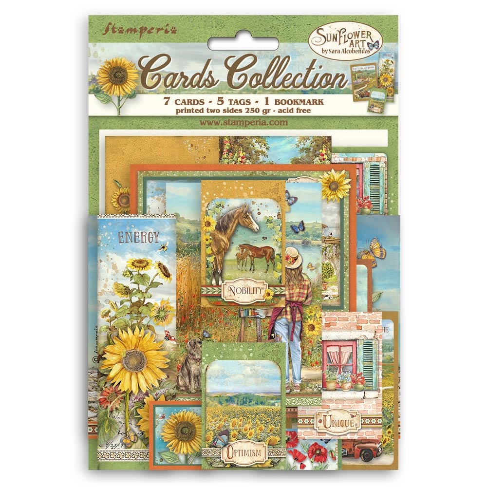 Cards Collection - Sunflower Art - Scraphut